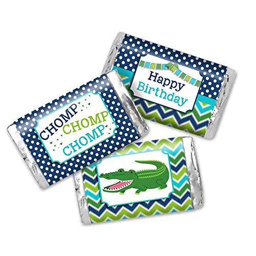 Snappy See You Later Alligator Birthday Mini Candy Bar Wrappers ...