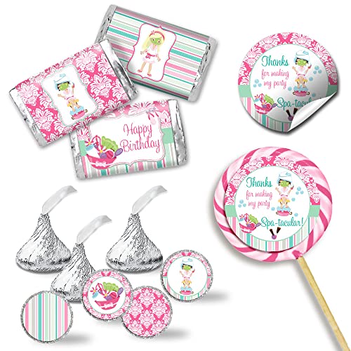 Spa and Pampering Birthday Party Sticker Bundle – Amanda Creation