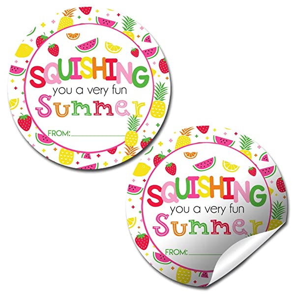 Squish Toy Squishing You a Very Fun Summer Stickers – Amanda Creation