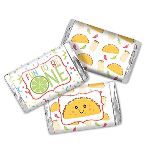 Taco 'Bout Fun First Birthday Mini Candy Bar Wrappers – Amanda Creation