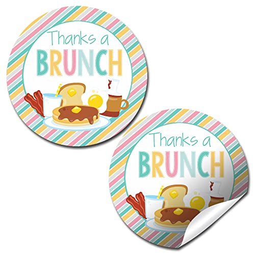 Thanks a Brunch Breakfast Food Appreciation & Encouragement Stickers f ...