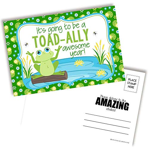 Toad Back To School Postcards For Teachers – Amanda Creation