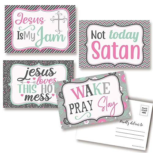 Sassy Religious Faith Postcards – Amanda Creation