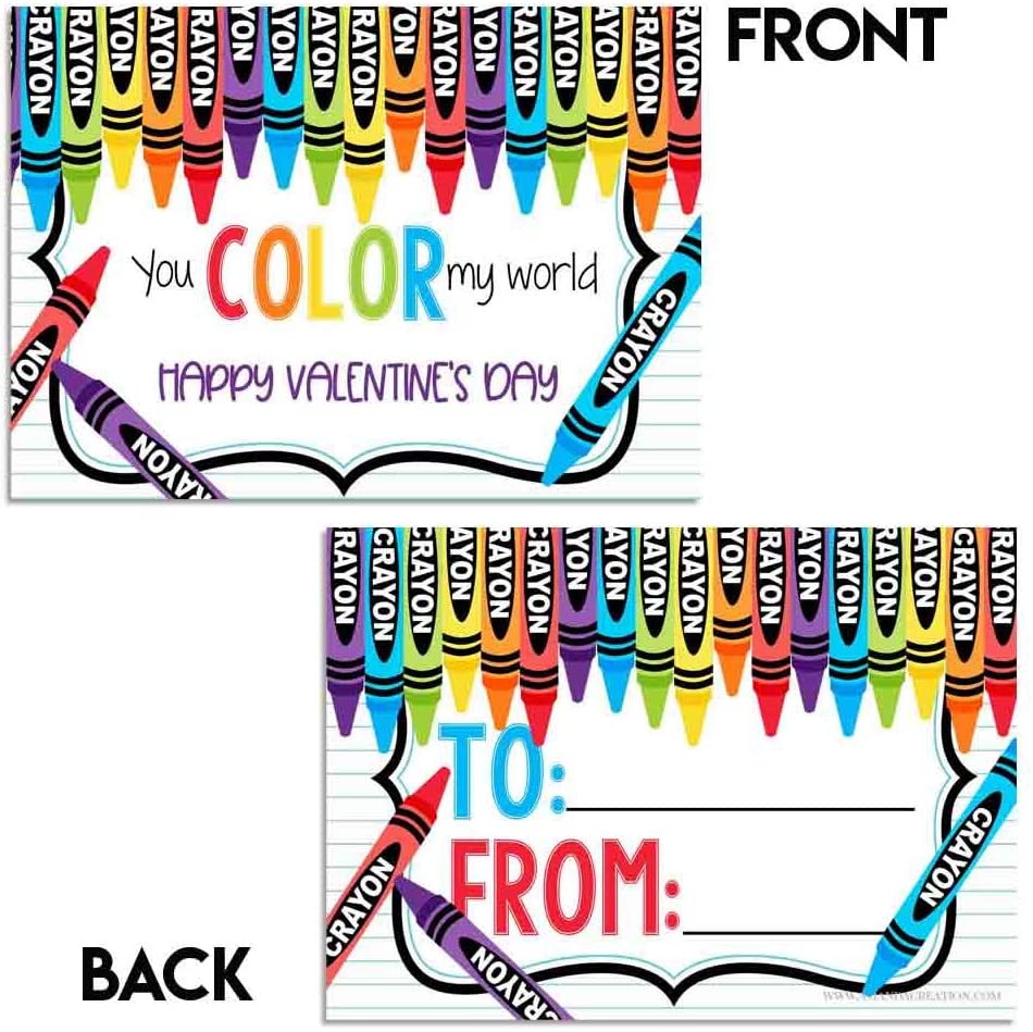 Coloring Classroom Classroom Valentine Exchange Cards – Amanda Creation