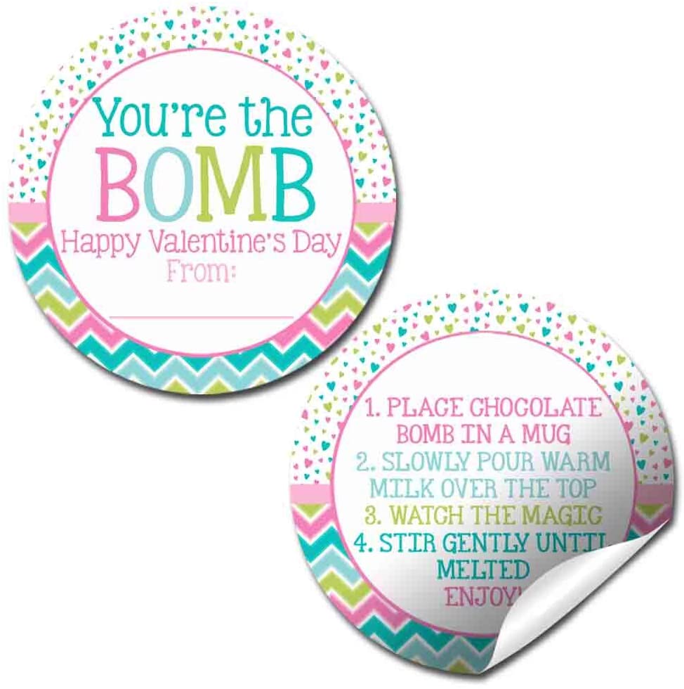The Bomb Hot Cocoa Bomb Stickers – Amanda Creation